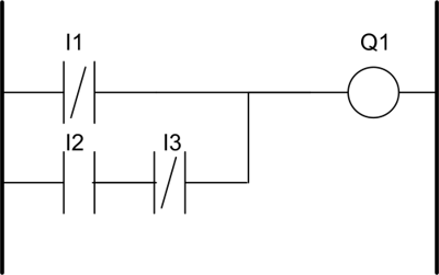 Questão Considere o Diagrama Ladder a seguir.É CORRETO afirmar que esse ...